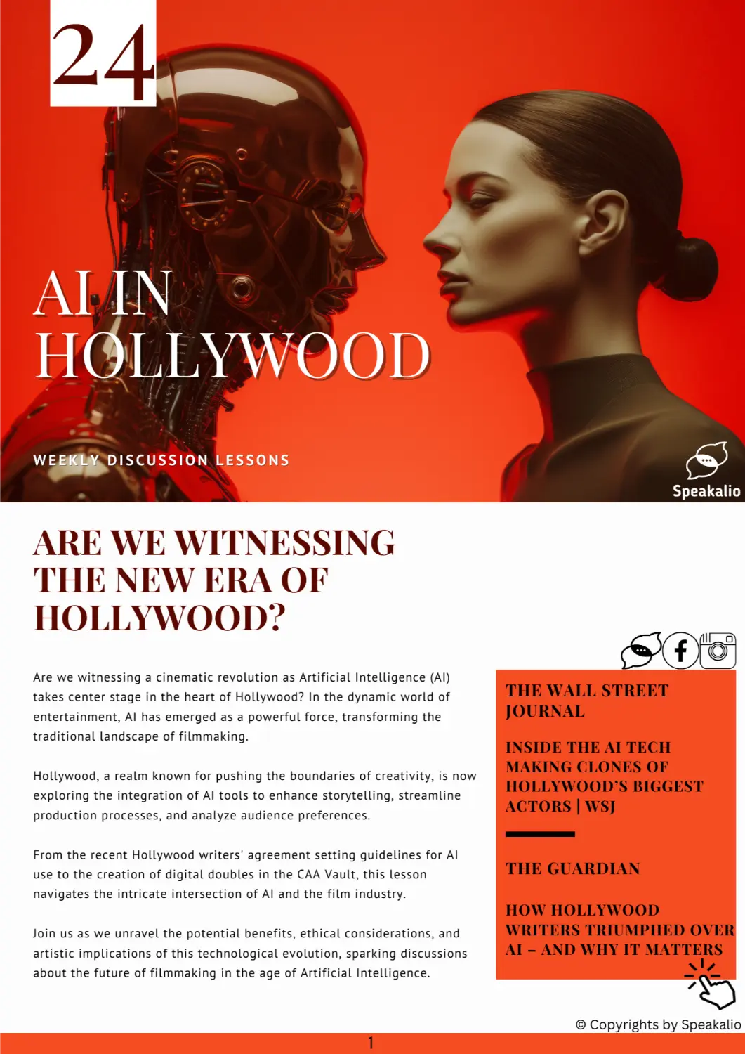 AI in Hollywood – Speakalio