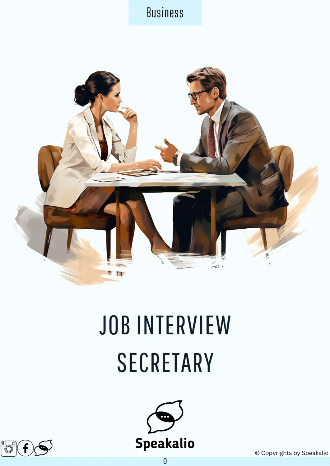 Job Interview - Secretary – Speakalio